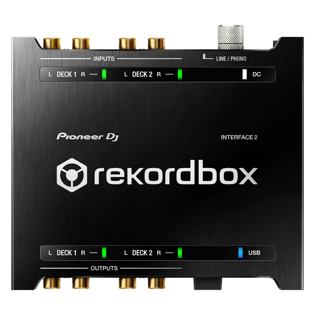 Pioneer DJ INTERFACE2 2-Channel Audio Interface for Rekordbox DJ ...