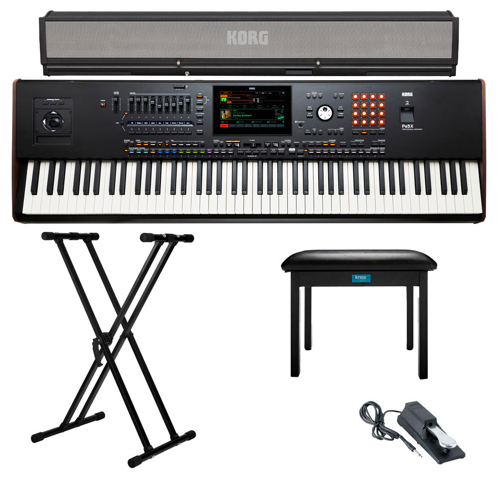 Korg 88-Key Pa5X Professional Arranger with Korg PaAS MK2 Amplificatio ...