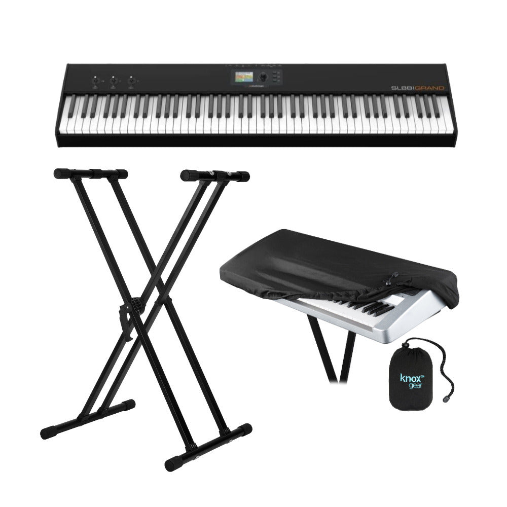 Studiologic SL88 Grand 88-Key Hammer-Action Keyboard with Stand and Co ...