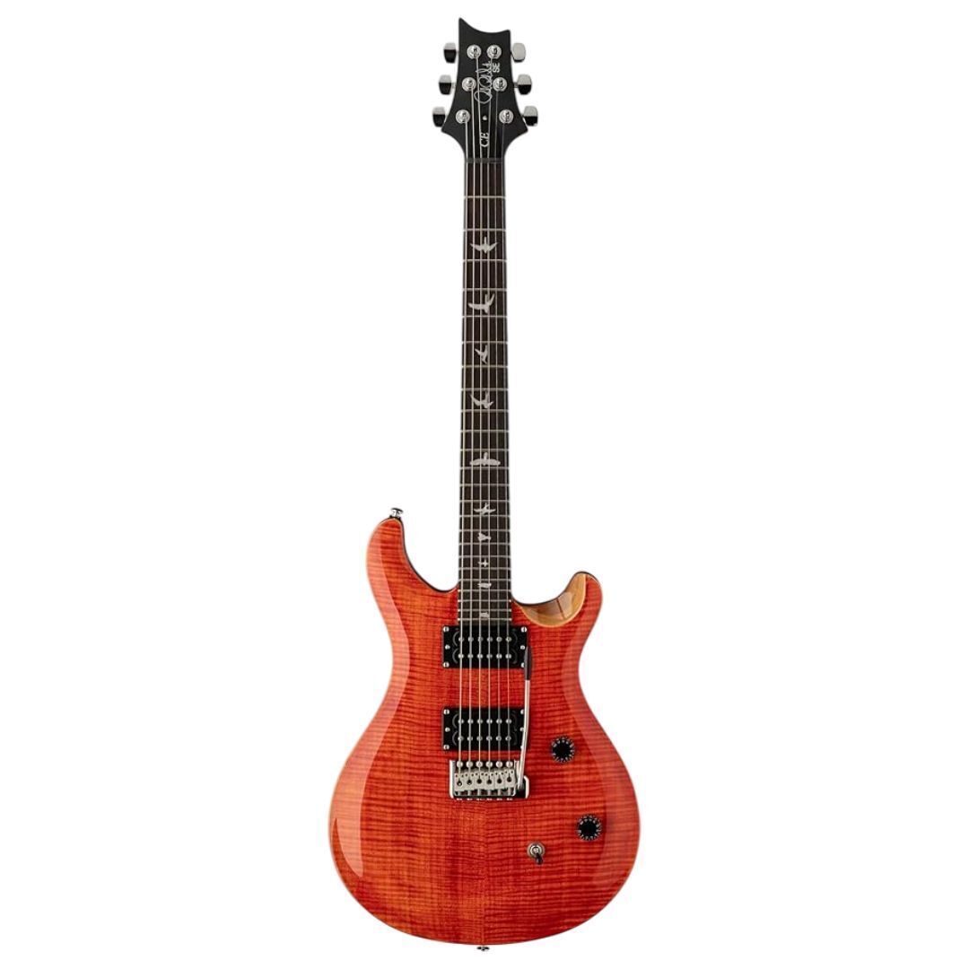 PRS SE CE24 Electric Guitar - Blood Orange, Maple Top – Focus Pro Audio