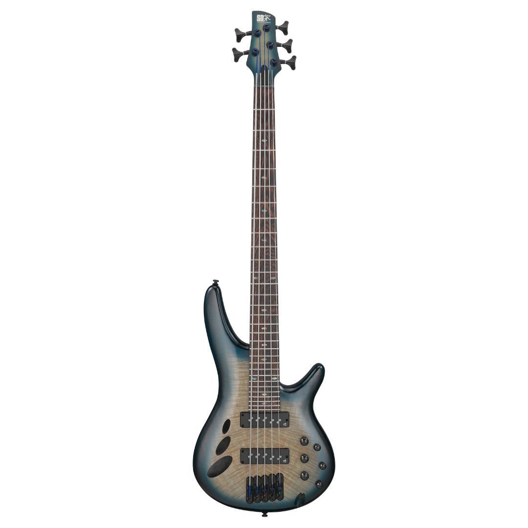 Ibanez SR Bass Workshop 5str Electric Bass - Cosmic Blue Starburst Low ...