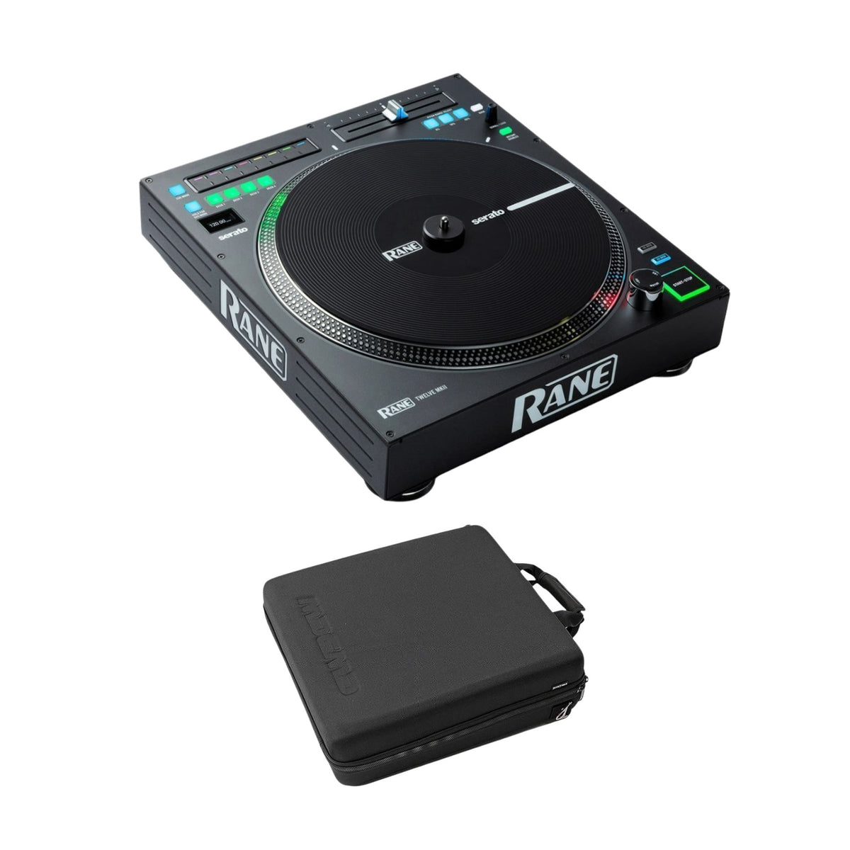 RANE DJ Twelve MKII 12 Inch Motorized Turntable with CTRL Case (2 Item ...
