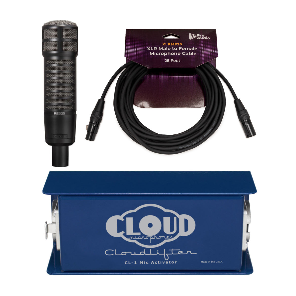 Bosch Electro-Voice RE320 Large Diaphragm Dynamic Vocal Microphone Bun ...