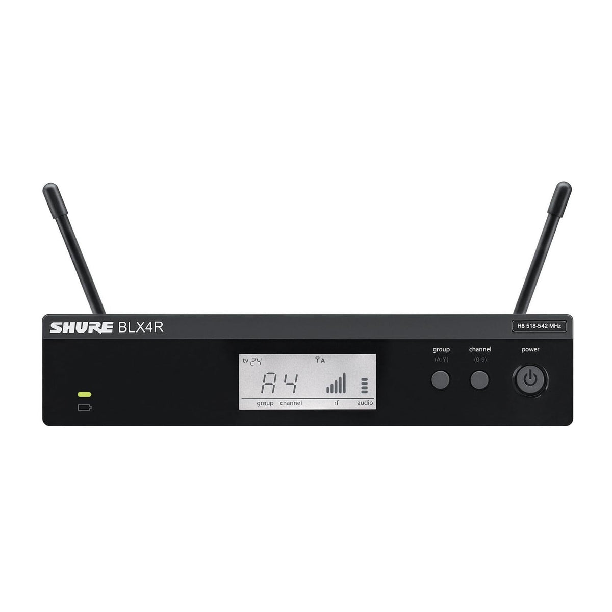 Shure BLX4R 1-Channel Rackmount Analog Wireless Receiver (H9: 512 to ...